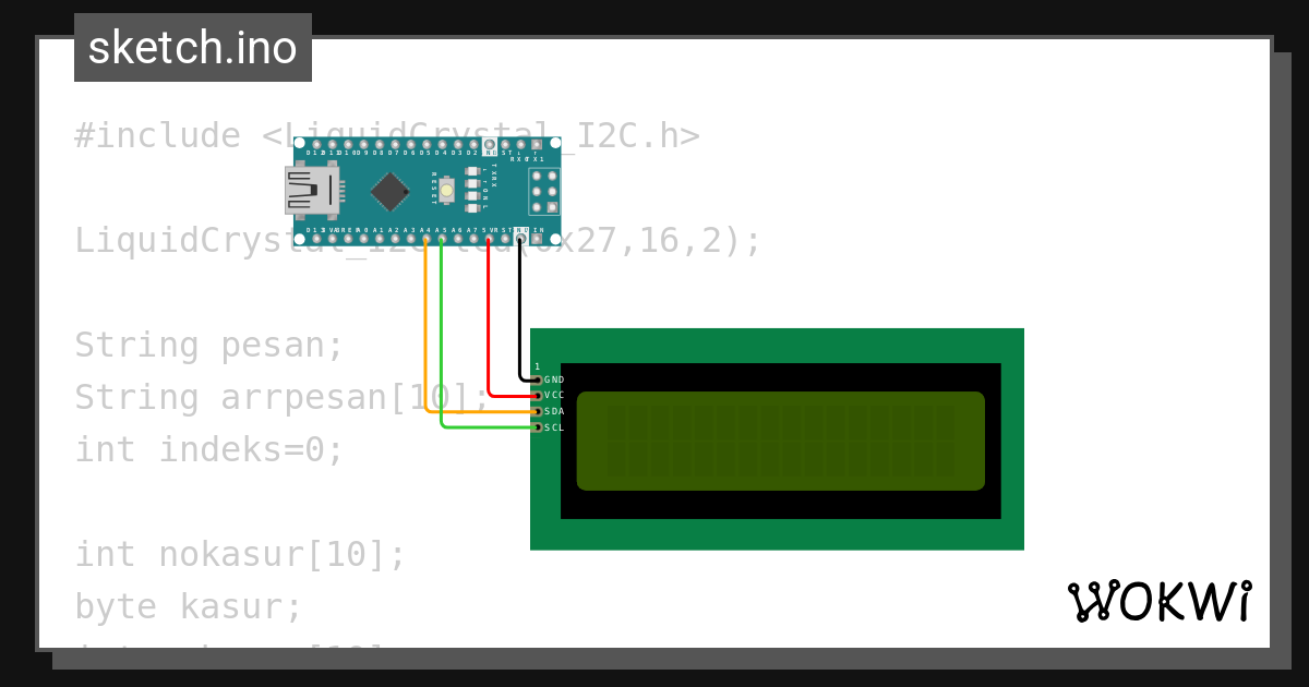 Ta Meli And Veri Wokwi Esp32 Stm32 Arduino Simulator
