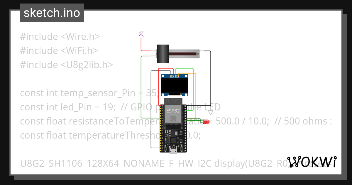 EXAMPLE - Wokwi ESP32, STM32, Arduino Simulator
