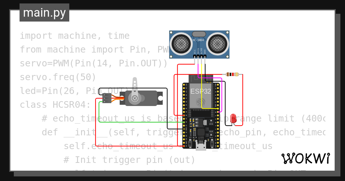 Servo Motor Controlling Based On Senor Data Wokwi Esp32 Stm32 Arduino Simulator 6547