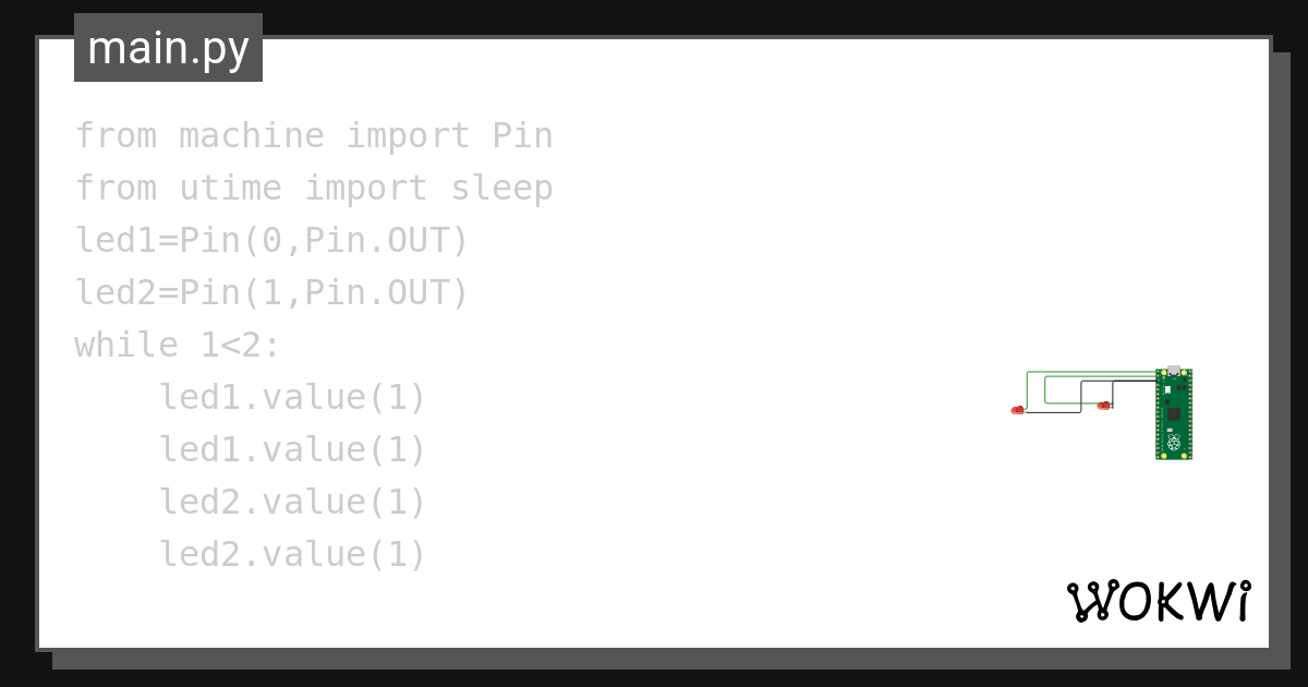 2ledglow Wokwi Esp32 Stm32 Arduino Simulator