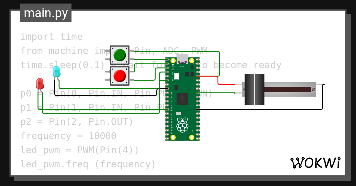 Micropython Project 2 Finished Wokwi Esp32 Stm32 Arduino Simulator