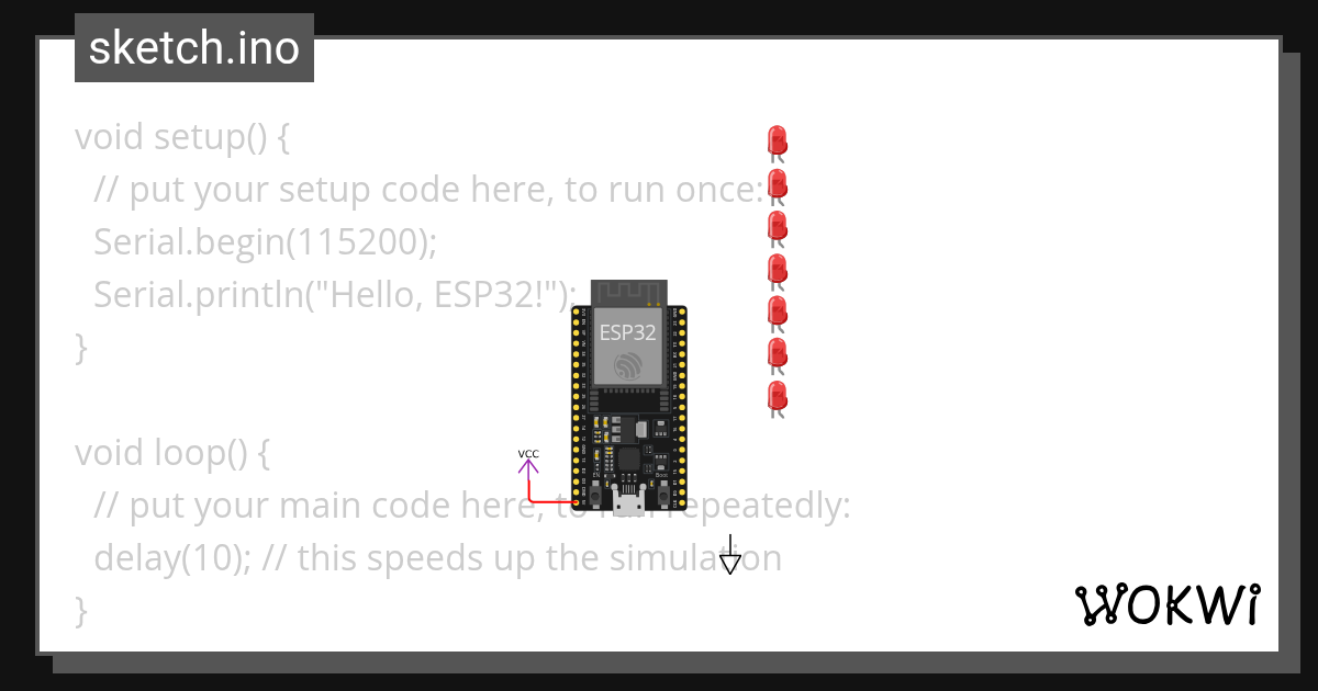 7_leds - Wokwi ESP32, STM32, Arduino Simulator 7_leds - Wokwi ESP32, STM32, Arduino Simulator