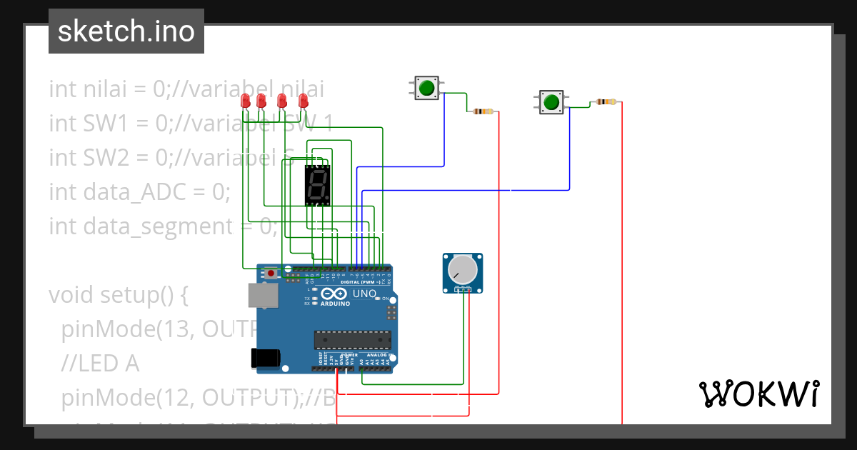 PAM 7 - Wokwi ESP32, STM32, Arduino Simulator