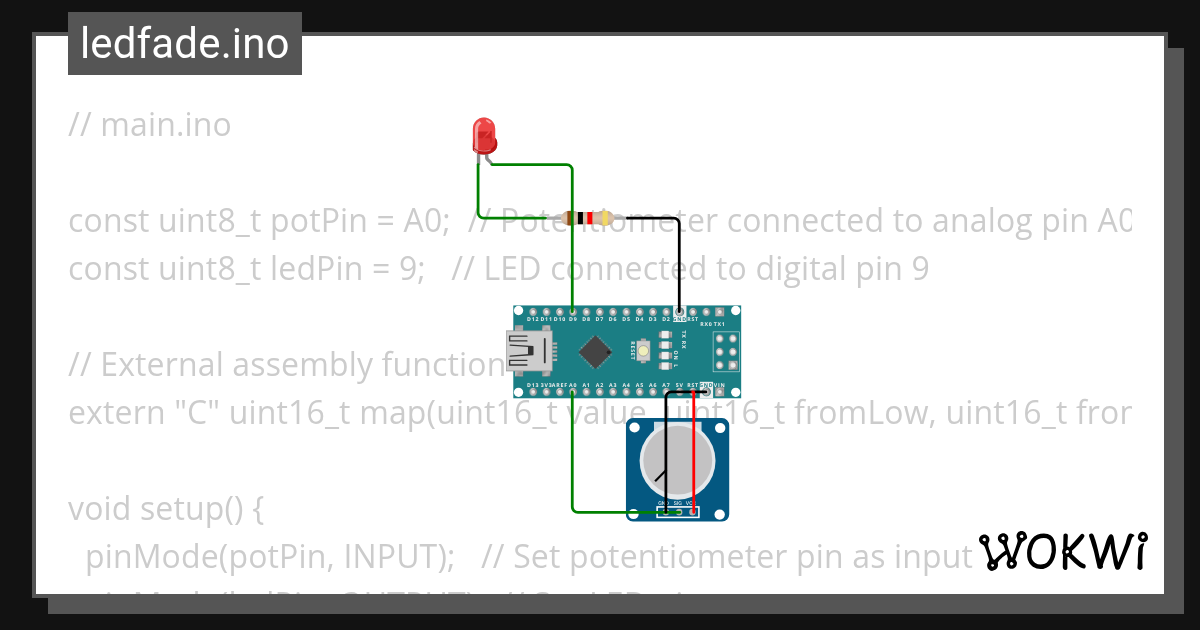 Ledfade Wokwi Esp32 Stm32 Arduino Simulator