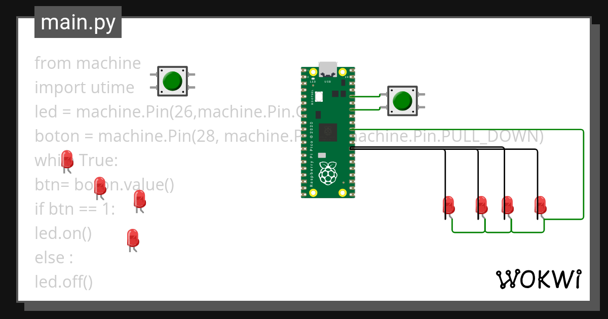 simu 1 - Wokwi ESP32, STM32, Arduino Simulator