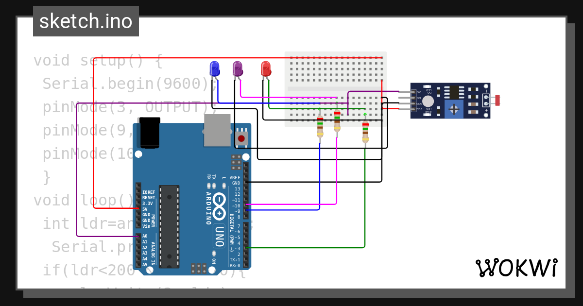 Aasha Led Controlled By Ldr Wokwi Esp32 Stm32 Arduino Simulator 5077
