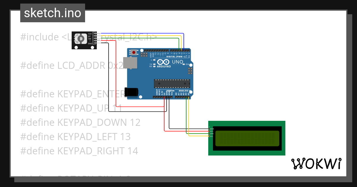 Rotary Encoder Wokwi Esp32 Stm32 Arduino Simulator