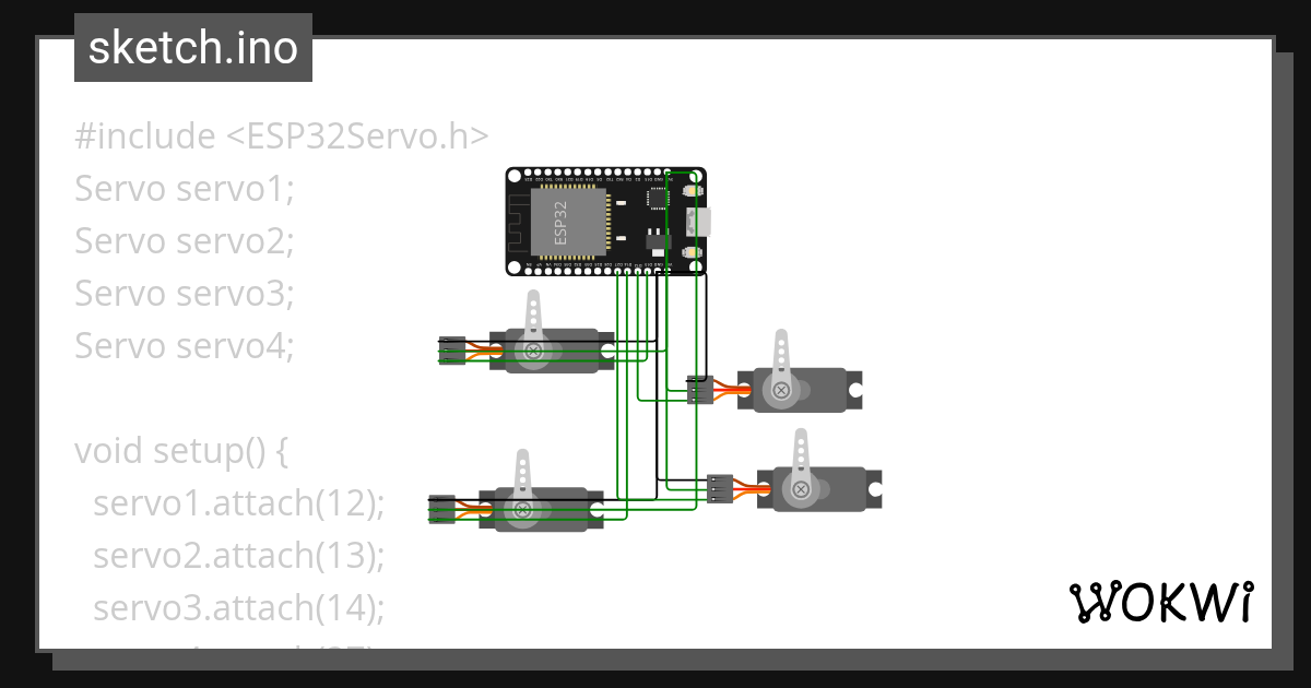 servo - Wokwi ESP32, STM32, Arduino Simulator