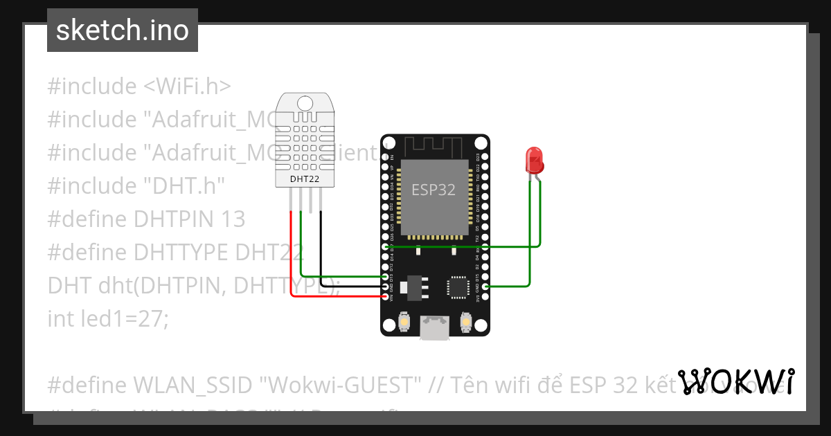 lab4 - Wokwi ESP32, STM32, Arduino Simulator