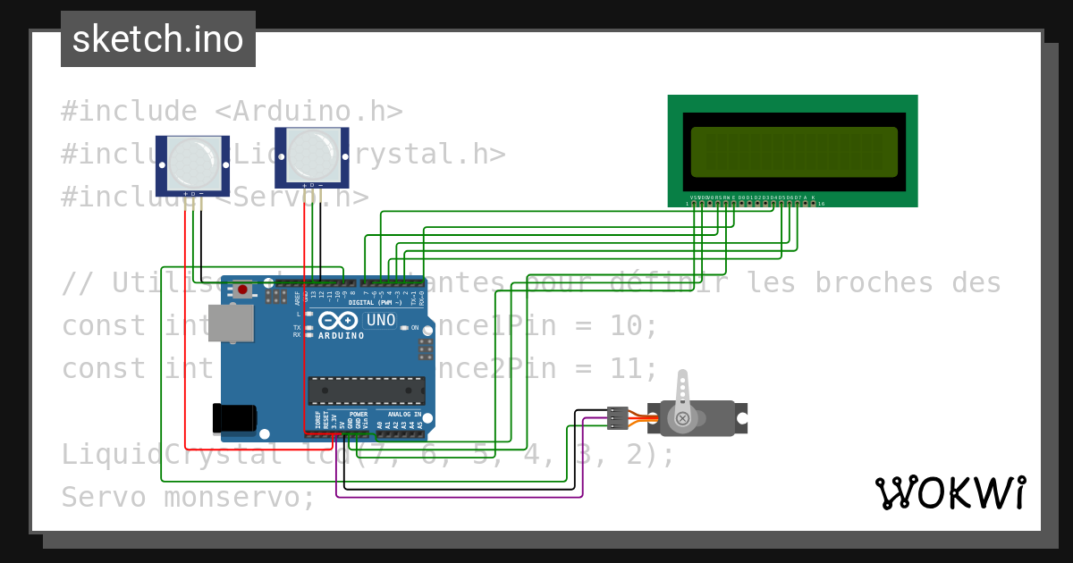 Parking Wokwi Esp32 Stm32 Arduino Simulator