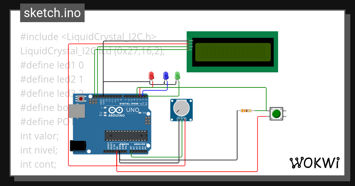 Clase3 Arduino Cristal 2 - Wokwi ESP32, STM32, Arduino Simulator Clase3 Arduino Cristal 2 - Wokwi ESP32, STM32, Arduino Simulator