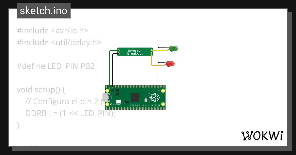 Chip De Inversor Wokwi Esp32 Stm32 Arduino Simulator