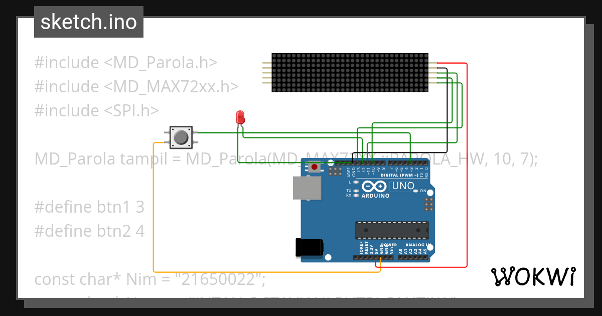 Tes Wokwi Esp32 Stm32 Arduino Simulator 