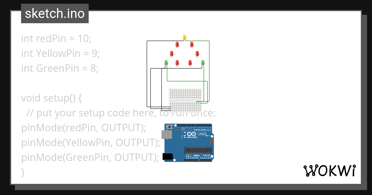 Xmas Lights Wokwi Esp32 Stm32 Arduino Simulator 8839