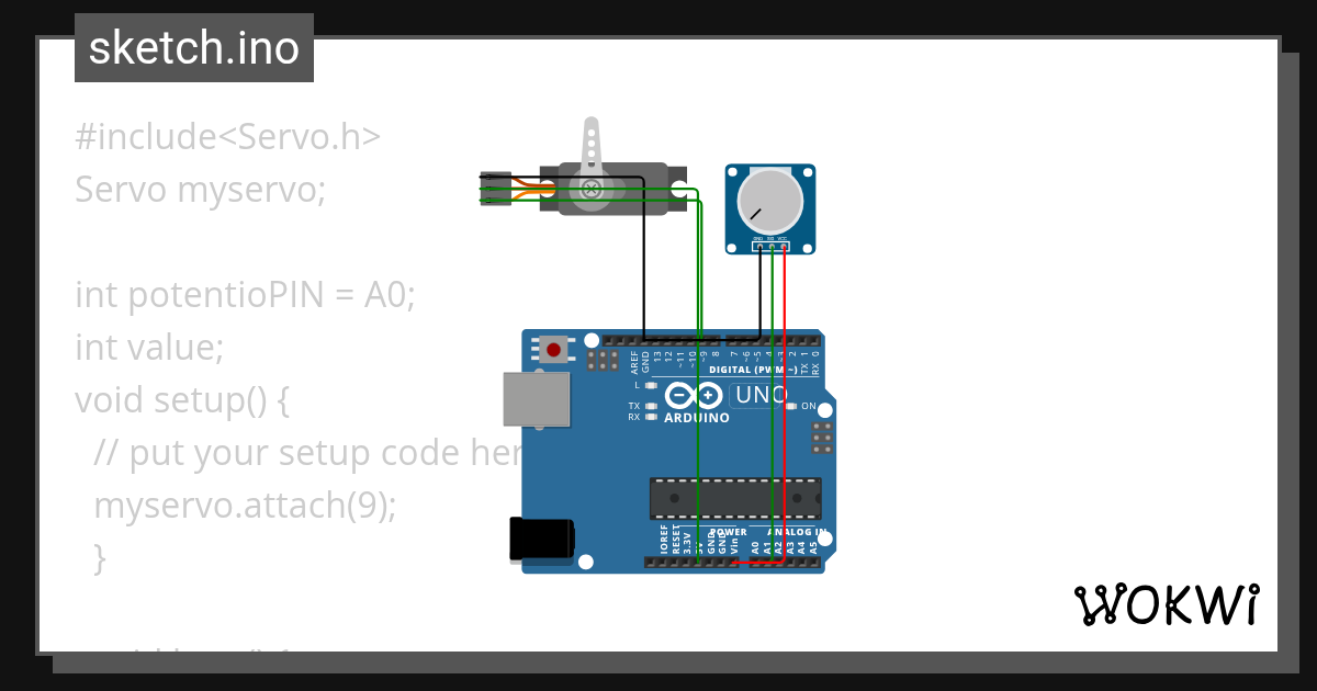 Servo - Wokwi ESP32, STM32, Arduino Simulator
