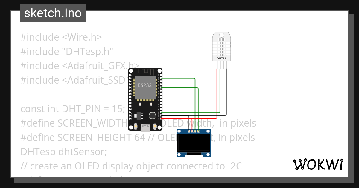 Oled Dht Wokwi Esp32 Stm32 Arduino Simulator 0508