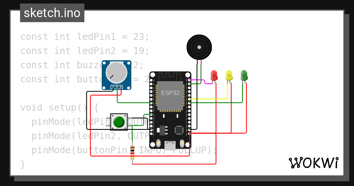 Buzzer Wokwi Esp32 Stm32 Arduino Simulator 