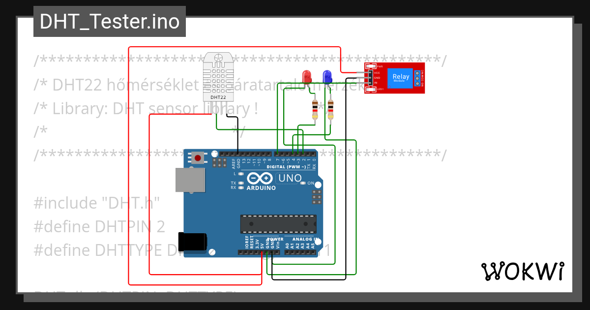 DHT_sensor relay - Wokwi ESP32, STM32, Arduino Simulator DHT_sensor relay - Wokwi ESP32, STM32, Arduino Simulator
