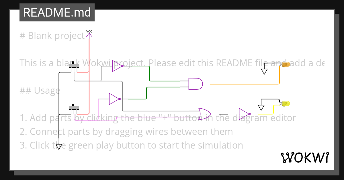 De Morgans Theorem 1 Wokwi Esp32 Stm32 Arduino Simulator 
