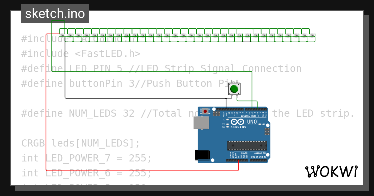 Led 5050 32led Wokwi Esp32 Stm32 Arduino Simulator 4773