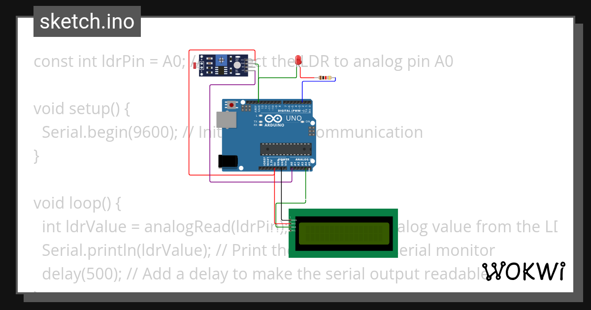 Pertemuan 13sensor Ldr Wokwi Esp32 Stm32 Arduino Simulator 