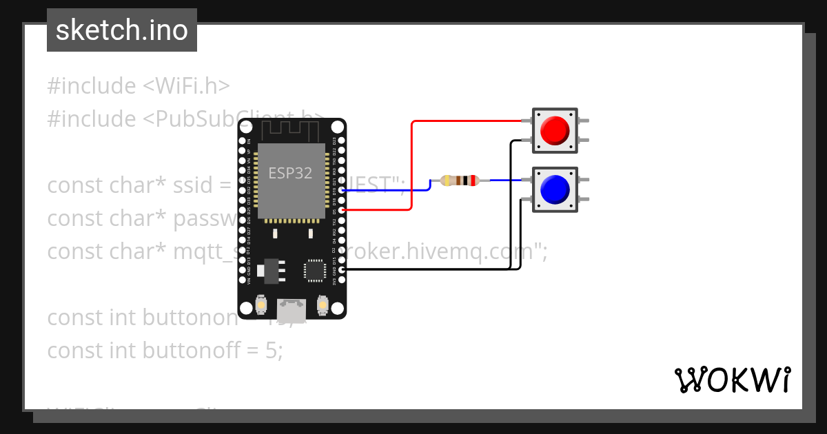 pulsador SII - Wokwi ESP32, STM32, Arduino Simulator