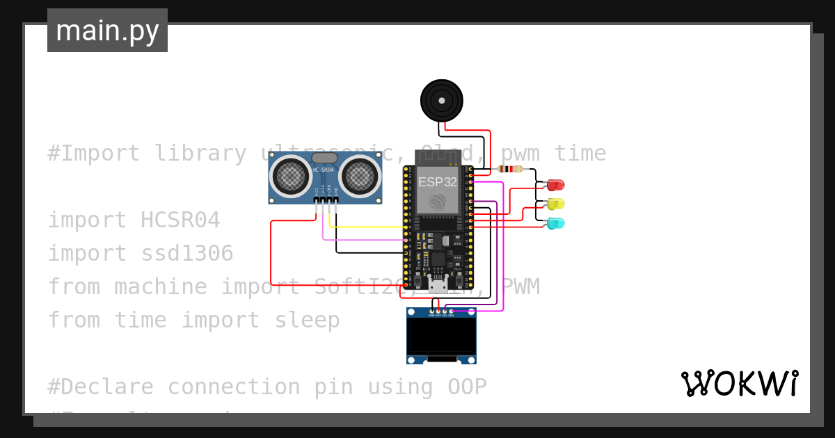 Blindstick With Sound And Led Wokwi Esp32 Stm32 Arduino Simulator 8197