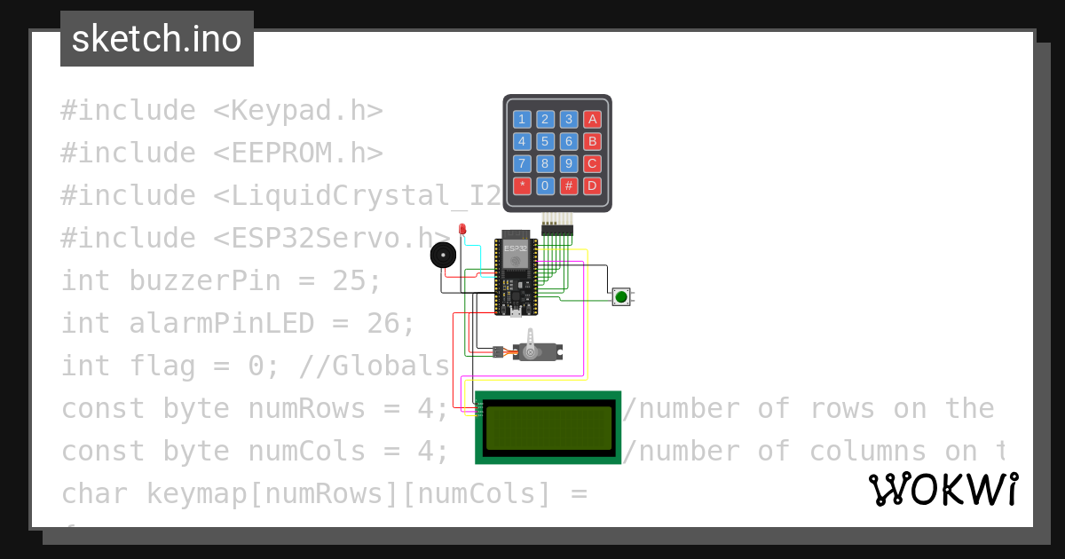 My Locker Wokwi Esp32 Stm32 Arduino Simulator 8115