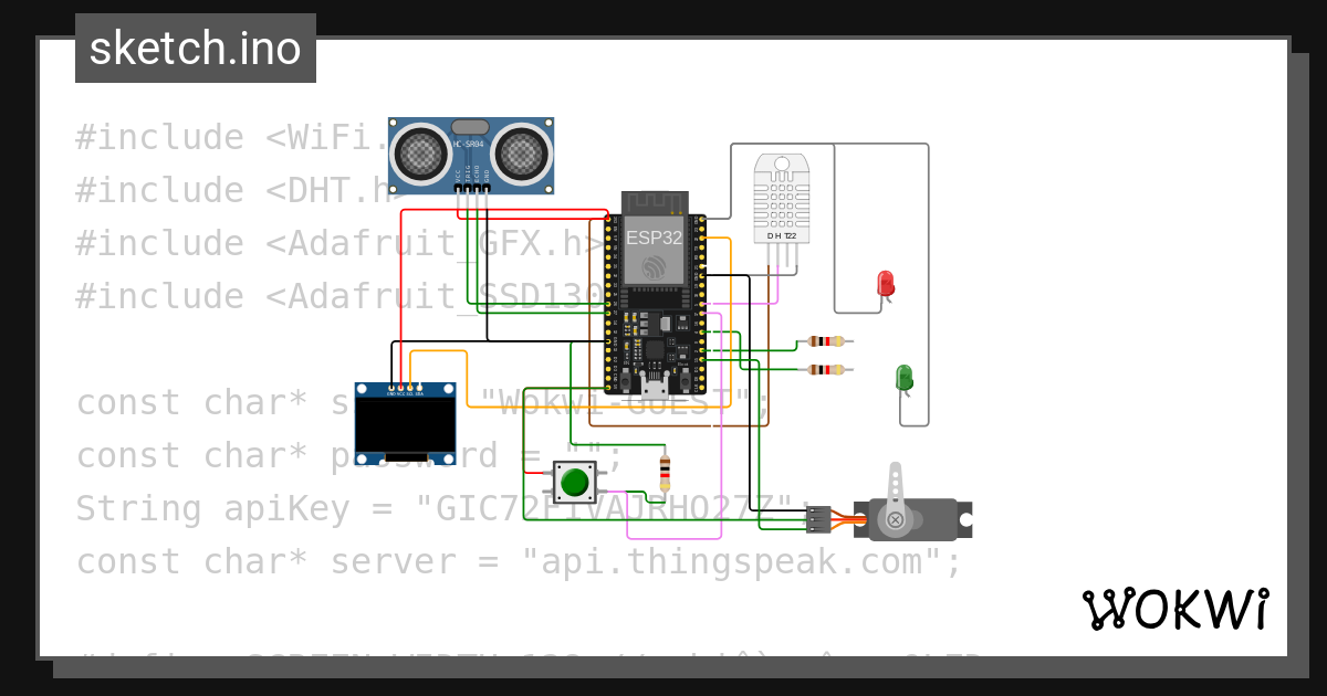 Ckthingspeak Wokwi Esp32 Stm32 Arduino Simulator