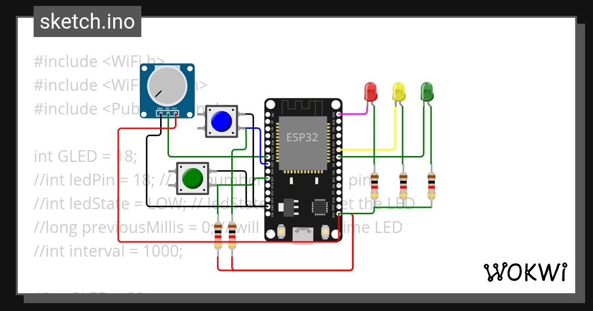 Lab7 - Wokwi ESP32, STM32, Arduino Simulator