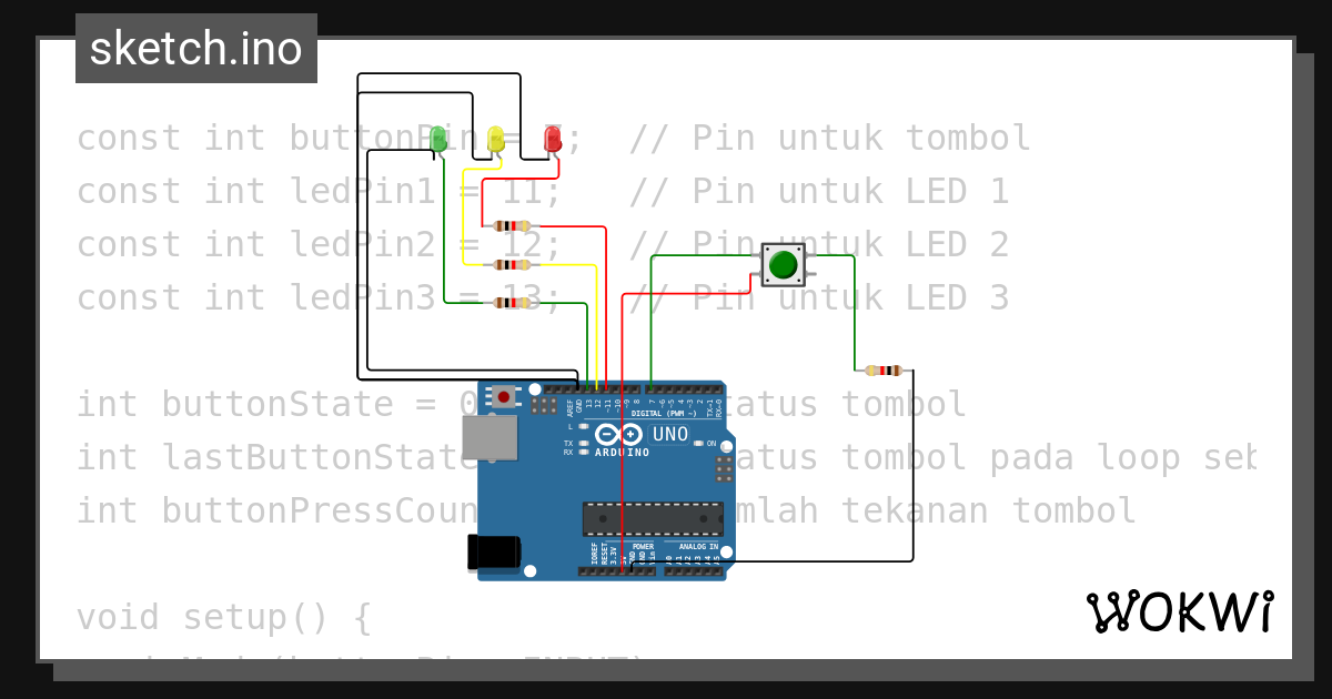 Pushbutton3ledira2 Wokwi Esp32 Stm32 Arduino Simulator 1230