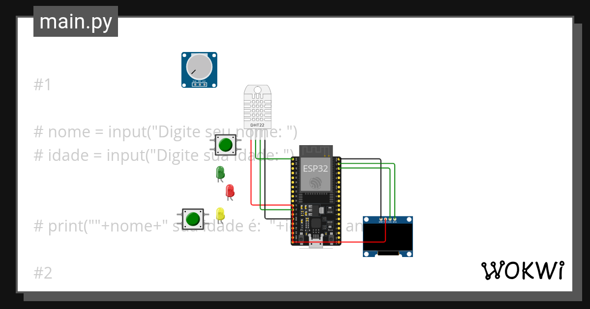 treinado python - Wokwi ESP32, STM32, Arduino Simulator