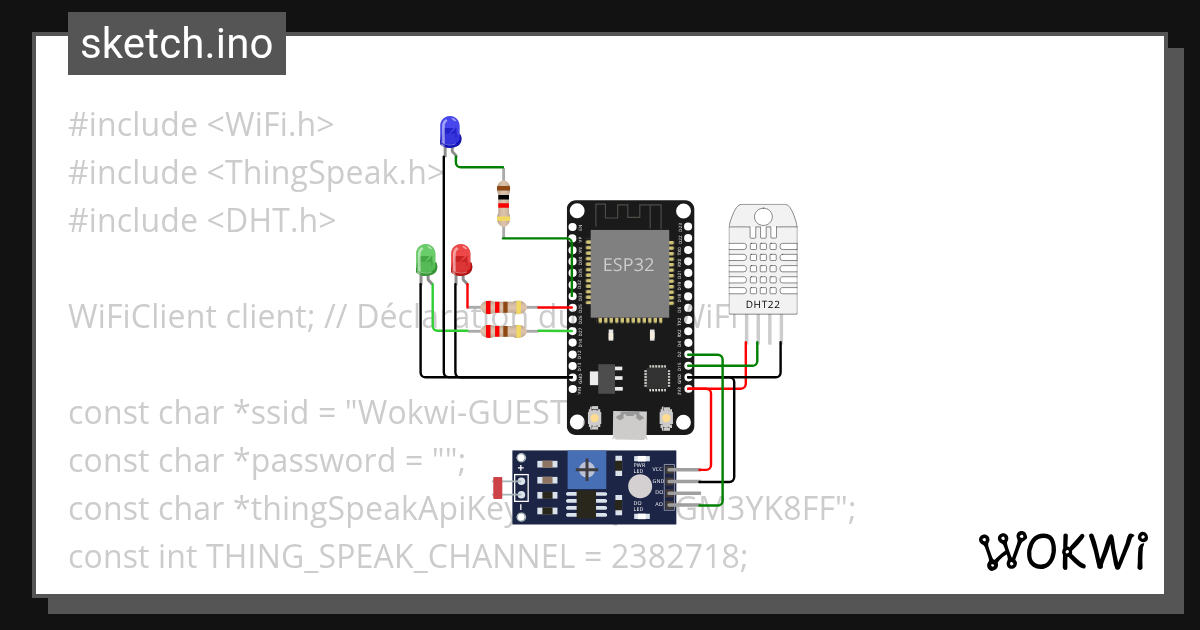 DHT22 LED LDR Copy2 - Wokwi ESP32, STM32, Arduino Simulator