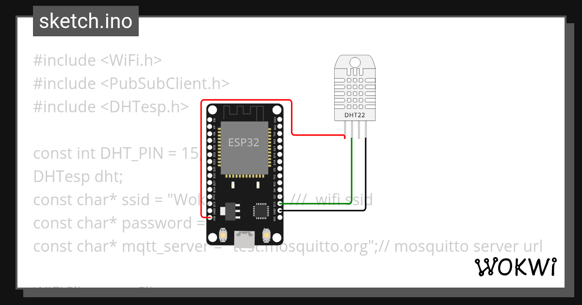 DHT+ESP32+MQTT Copy - Wokwi ESP32, STM32, Arduino Simulator