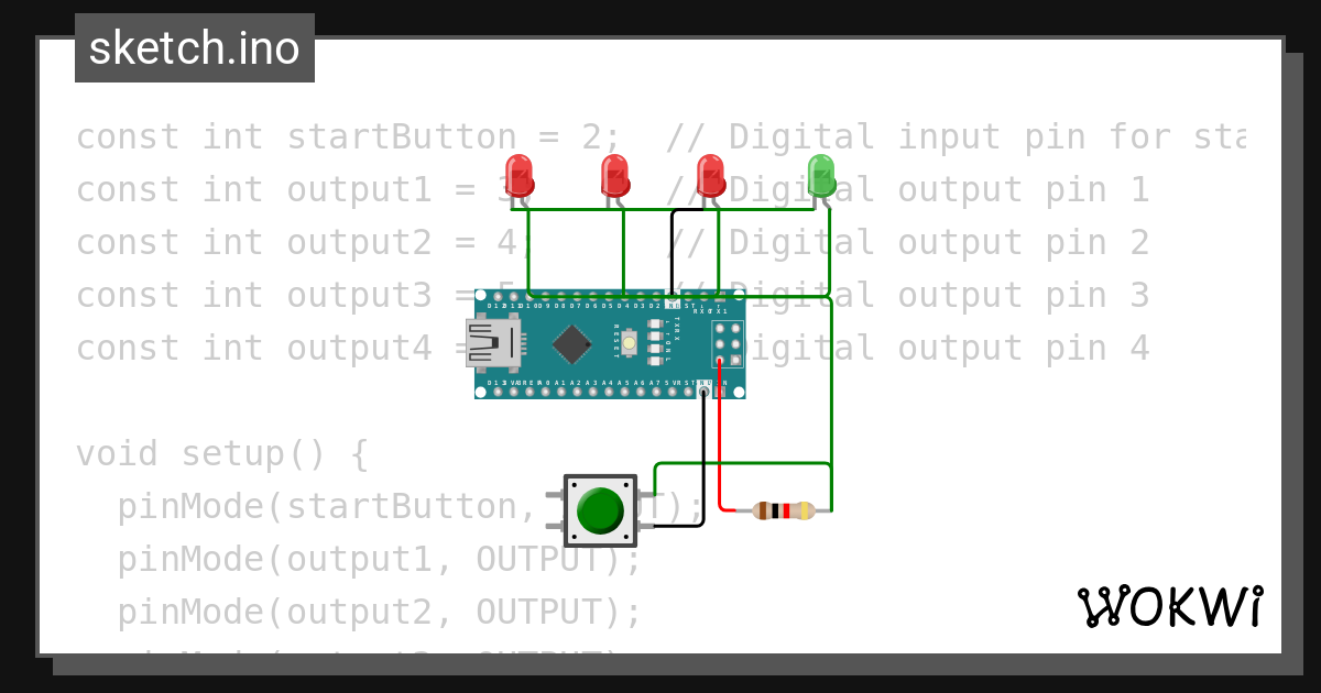 Starting Light Copy Wokwi Esp32 Stm32 Arduino Simulator