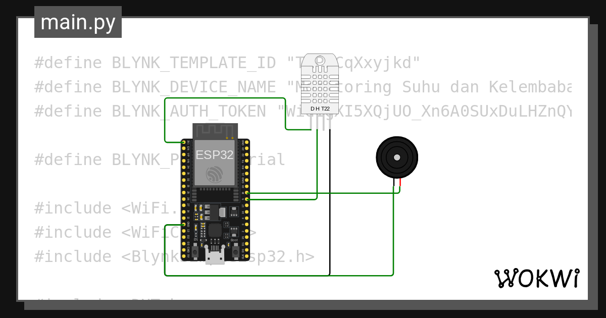 Buzzer Wanda Amelia S Wokwi Esp32 Stm32 Arduino Simulator