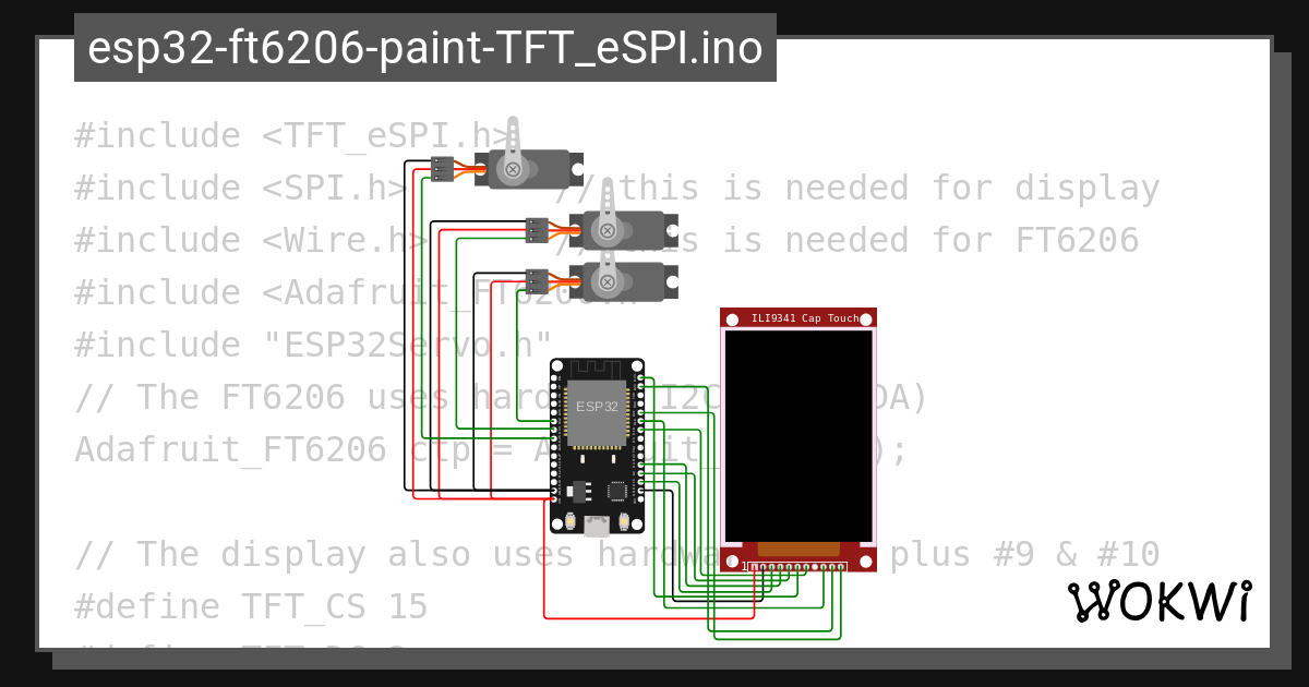 Esp32 יד רובוטית Wokwi Esp32 Stm32 Arduino Simulator