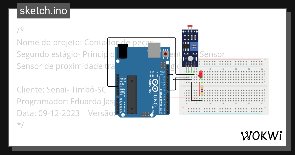 Contador 2° estágio - Wokwi ESP32, STM32, Arduino Simulator