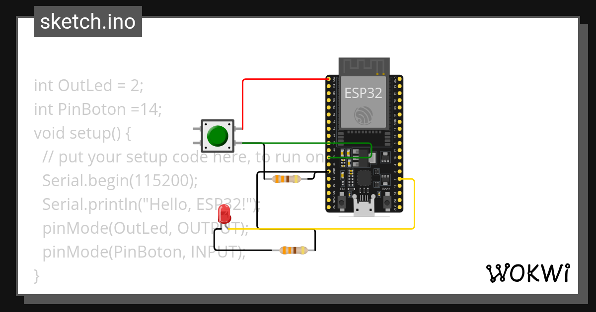 Ledbuiltin Wokwi Esp32 Stm32 Arduino Simulator
