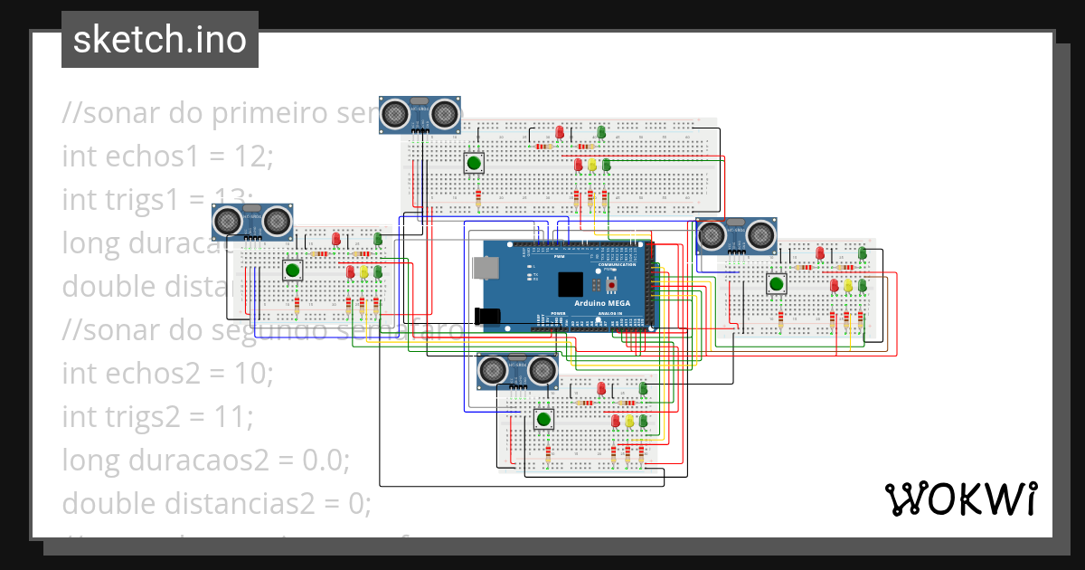 semafaro - Wokwi ESP32, STM32, Arduino Simulator