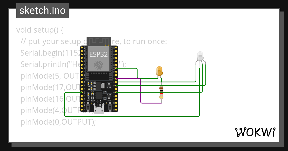 RGB - Wokwi ESP32, STM32, Arduino Simulator