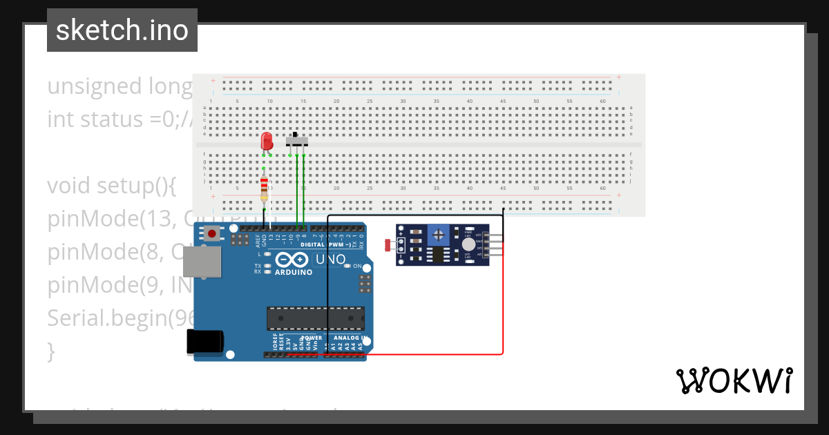 Alarmanlage - Wokwi ESP32, STM32, Arduino Simulator
