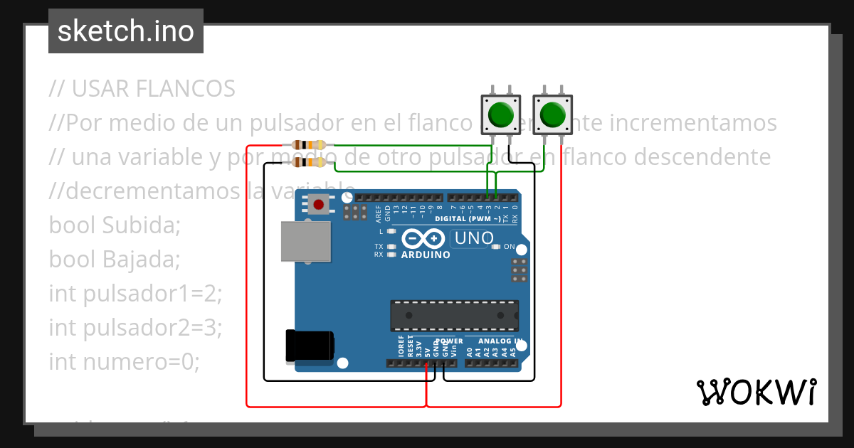 USAR FLANCOS - Wokwi ESP32, STM32, Arduino Simulator