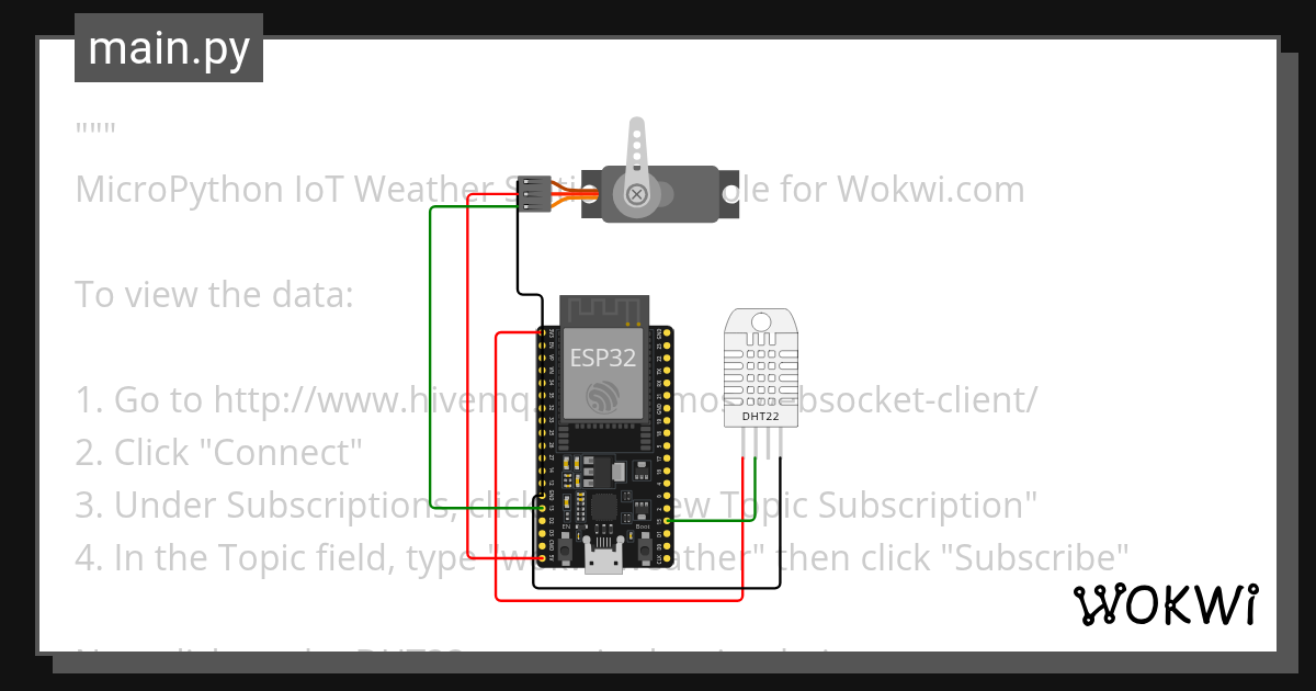 David Apaza Humiri Servo Motor on/off con sensor - Wokwi ESP32, STM32, Arduino Simulator