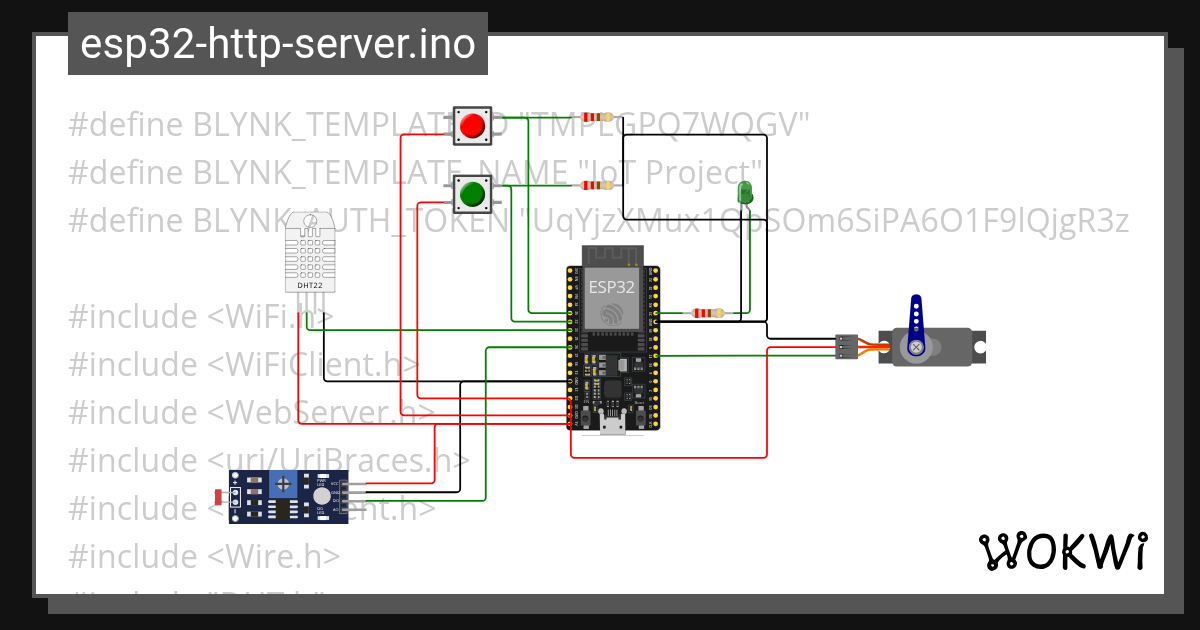 ESP32 Project System - Wokwi ESP32, STM32, Arduino Simulator