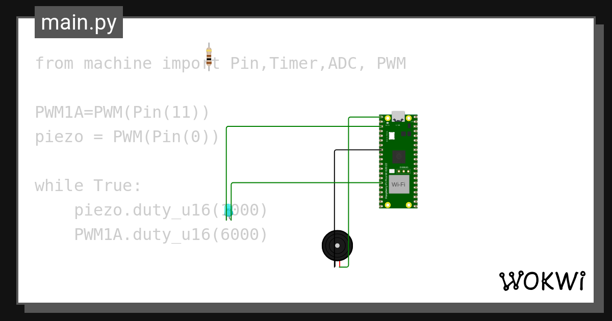 Isolate Pwm And Piezo Wokwi Esp32 Stm32 Arduino Simulator