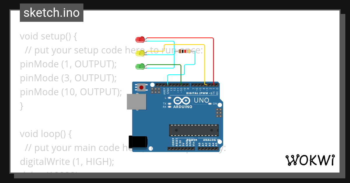 Ampel - Wokwi ESP32, STM32, Arduino Simulator Ampel - Wokwi ESP32, STM32, Arduino Simulator