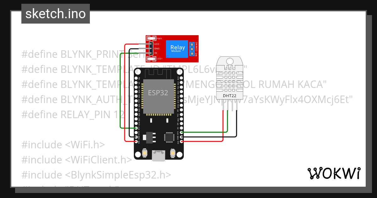 UJIAN UAS IOT - Wokwi ESP32, STM32, Arduino Simulator