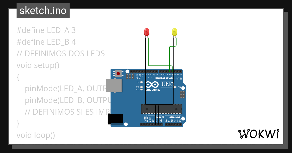 EJERCICIO 2 - Wokwi ESP32, STM32, Arduino Simulator