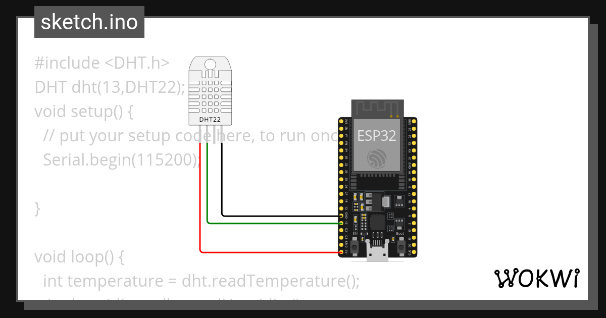 Exp 21 Temp Andhumid Wokwi Esp32 Stm32 Arduino Simulator 3208